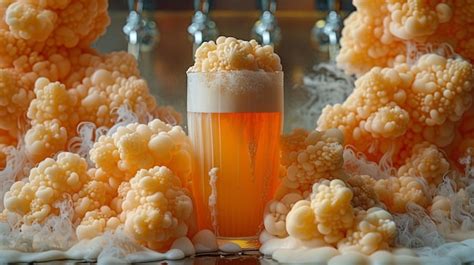 Beer Fermentation Premium Ai Generated Image
