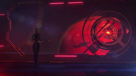 Android In A Spaceship Orbiting Mars Hd Motion Graphics Videohive