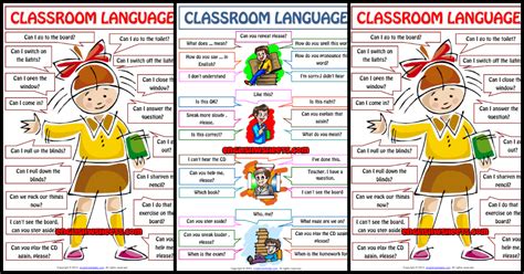 Classroom Language Esl Printable Worksheets And Exercises Worksheets