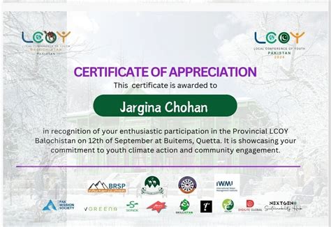 Jargina Chohan On Linkedin Certificateofappreciation Lcoy