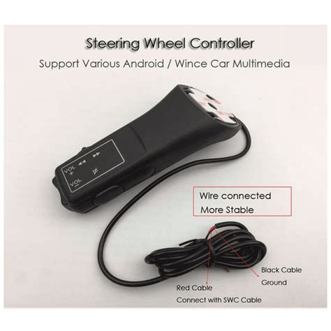 Universal Wireless Car Truck Steering Wheel Button Remote Control Swc