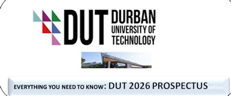 Everything You Need To Know Dut 2026 Prospectus Apply At Cput