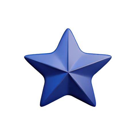 3d Floating Element Star Icon 25209374 Png