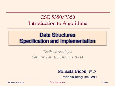 ppt data structures specification and implementation powerpoint