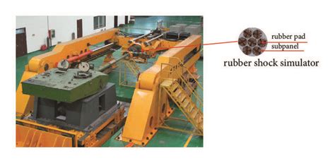 Shock Simulation Test Table With Rubber Shock Simulator Download Scientific Diagram