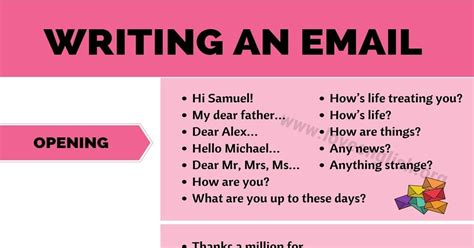 How To Write An Email In English Smart Tips For Writing Love English