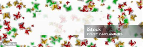 메리 크리스마스와 해피 홀리데이 인사말 카드 프레임 배너 아름다운 선물 이나 선물 상자의 큰 세트와 크리스마스 배경 3d