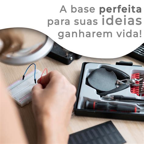 x Protoboard Breadboard Pontos Furos Pinos Robomix Conectando você ao que há de melhor