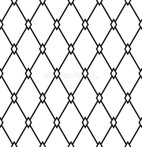 Seamless Diamonds Pattern Geometric Latticed Texture Stock Vector