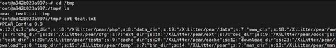 利用pearcmd php文件包含拿shell（lfi） xilitter