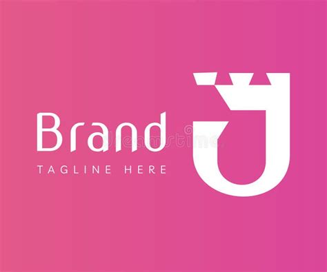 Letter J Logo Design Letter J With Crown Logo Stock Vector Illustration Of Monarch