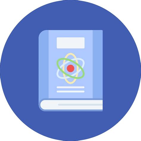 Premium Vector Physics Book Flat Illustration