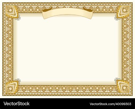 Certificate Frame Border Design Certificate Frame Border Blank