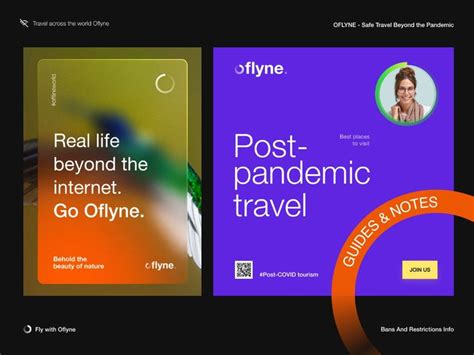 Post Pandemic Travel Guides Oflyne Social Media Design Inspiration Social Media Ideas