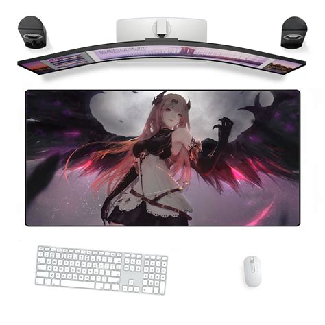 Big Gaming Xxl Mouse Pad Desk Mat Mousepad Kawaii Girl Anime Manga Arc