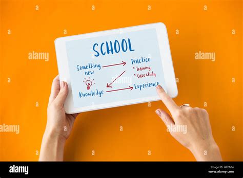 Plan Graph Knowledge Steps Stock Photo Alamy