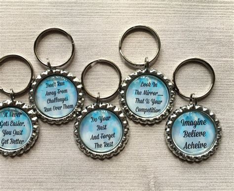 Inspirational Quotes Keychains Lulu Only Creations
