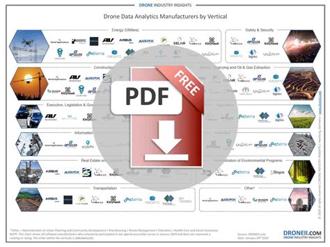 Drone Data Analytics Manufacturers Infographic