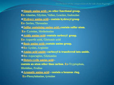 Amino Acids Structure Classification And Function By Kk Sahu Sir Ppt