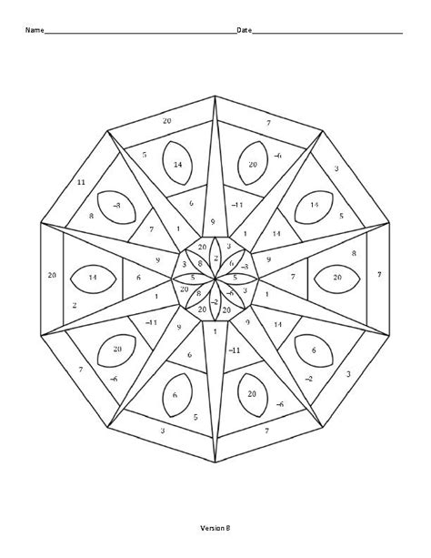 Adding And Subtracting Polynomials Color By Number Differentiated Worksheets Library