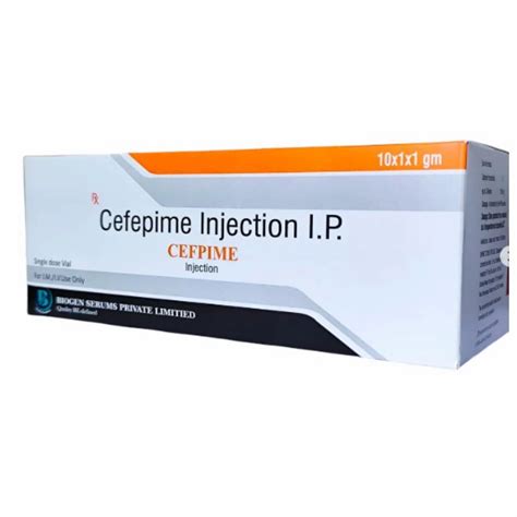 1g Cefepime Cefepime Injection At ₹ 633piece Cefepime Hydrochloride