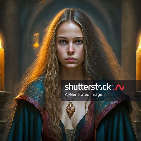 18 Year Old Female Wizard Ai Generated Image 2470098725 Shutterstock
