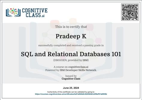 Pradeep K On Linkedin 🎉 Excited To Share That Ive Successfully Completed The Sql And