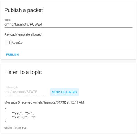 Home Assistant Tasmota