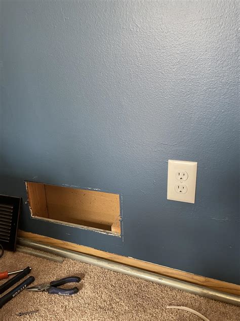 Cold Air Return Vent Can I Remove The 2x4 That Is Right Inside And