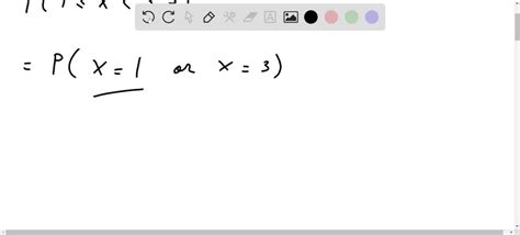 SOLVED Let Xbe A Discrete Random Variable With The Probability Distribution Function Given