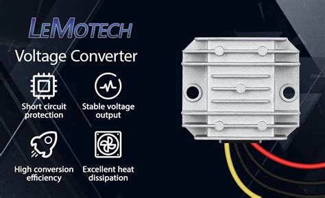 12v Waterproof Voltage Reducer Dc 8 40v To 12v Converter