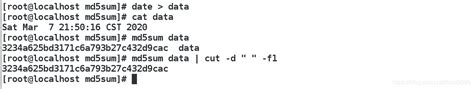 shell脚本学习（二十五）——linux命令之md5sum if md5sum c csdn博客