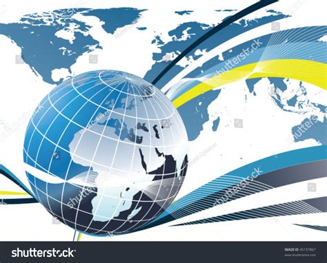 Abstract World Globe Illustration Design 45157867 Shutterstock