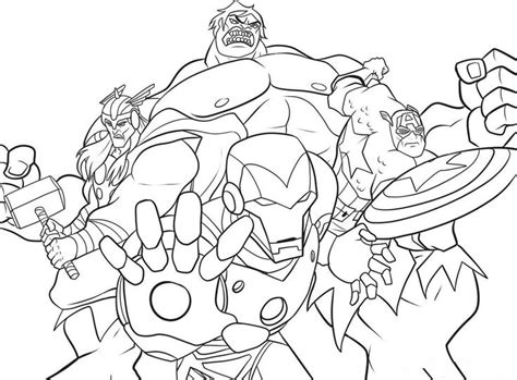Marvel Superheroes Para Colorear Pintar E Imprimir