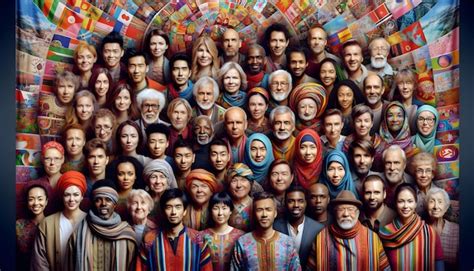 Photo Real As Diverse Tapestry A Vibrant Display Celebrating Cultural
