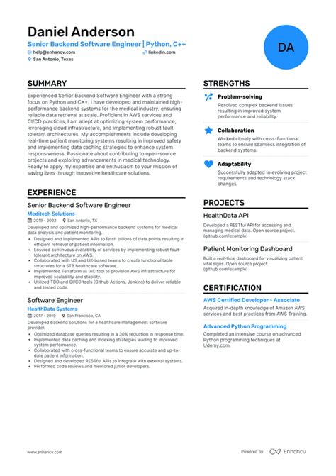 Programmer Resume Examples Guide For