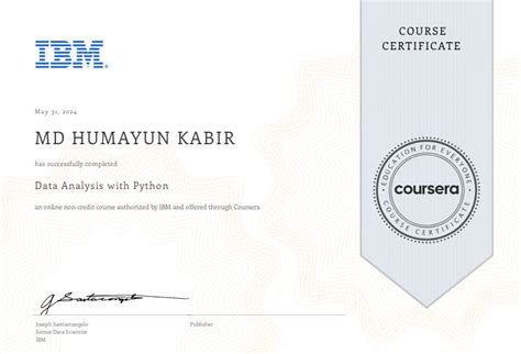 Dataanalysis Python Machinelearning Ibm Certification Datascience