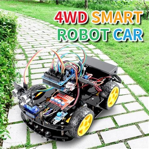 Jual Stok Tersedia Tscinbuny Kit Mainan Mobil Robot Pintar Kelas Diy Sekolah Stem Kreatif V20