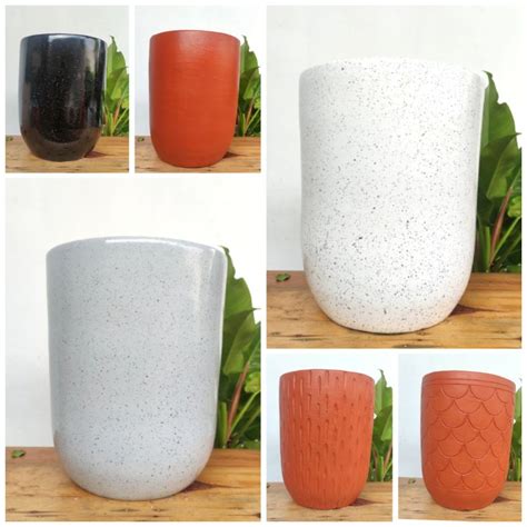 Jual Premium Pot Kapsy 30 D30 T40 Pot Gerabah Keramik Motif Plantasteid Dalam Kota