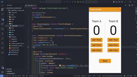 During My Journey To Learn Flutter 🚀 This Is A Simple Points Counter App Salma Elmaghawry