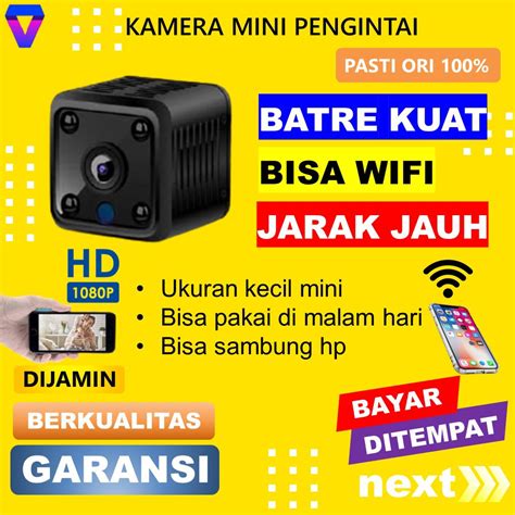 Jual Kamera Mini Hd Camera Cctv Kecil Wifi Pengintai Mini Spy Cam Hidden Camera Tersembunyi Ip