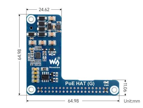 Raspberry Pi Poe Mini Hat G Power Over Rj Ethernet Af At Moudle For Pi Raspberry Pi