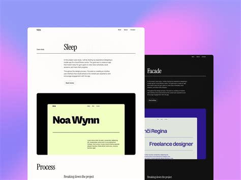 Offset Responsive Personal Website Template By Bryn Taylor — Framer