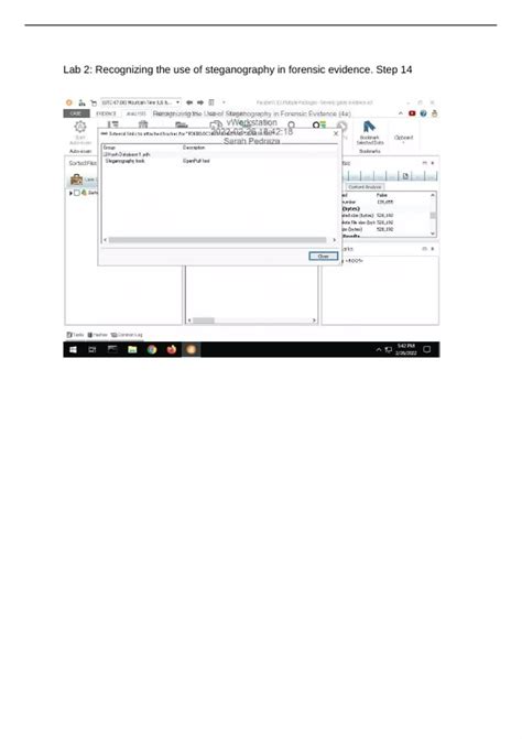 Lab Recognizing The Use Of Steganography In Forensic Evidence Steganography Stuvia US