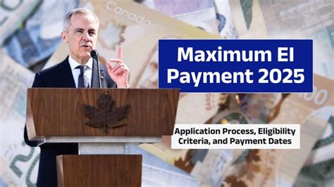 Maximum Ei Payment 2025 Application Process Eligibility Criteria