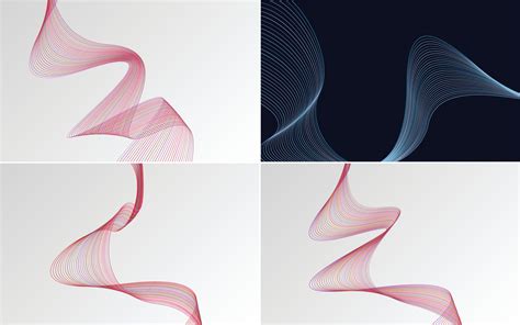 Modern Wave Curve Abstract Presentation Background Pack 26181449 Vector