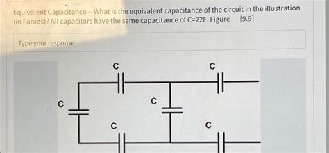 Solved Equivalent Capacitance What Is The Equivalent Chegg Com