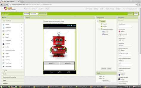 PROGRAMACIÓN Y ROBÓTICA Práctica App Inventor