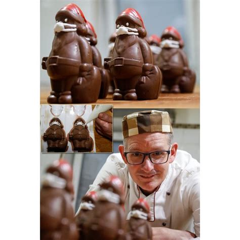 Шоколадов Дядо Коледа с маска