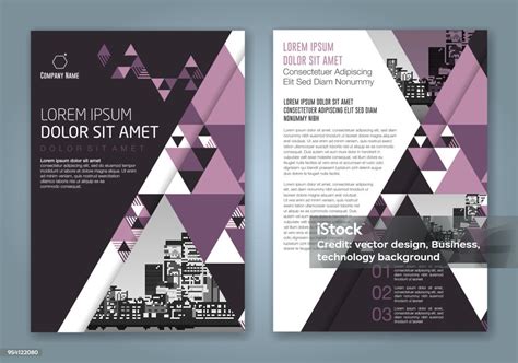 추상적인 사업 연례 보고서 책 표지 브로셔 전단지 포스터에 대 한 최소한의 기하학적 원 배경 0명에 대한 스톡 벡터 아트 및 기타 이미지 Istock